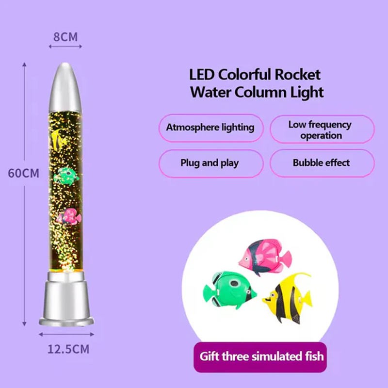 Buy Magma Glitter Lava Lamp with Floating Fish at low price in Qatar ...