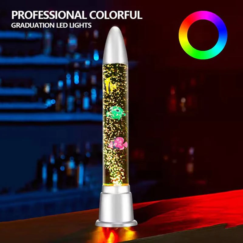 Buy Magma Glitter Lava Lamp with Floating Fish at low price in Qatar ...