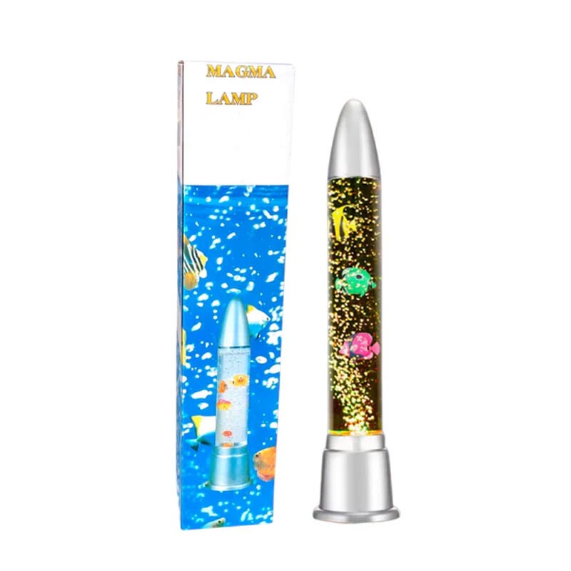 Buy Magma Glitter Lava Lamp with Floating Fish at low price in Qatar ...